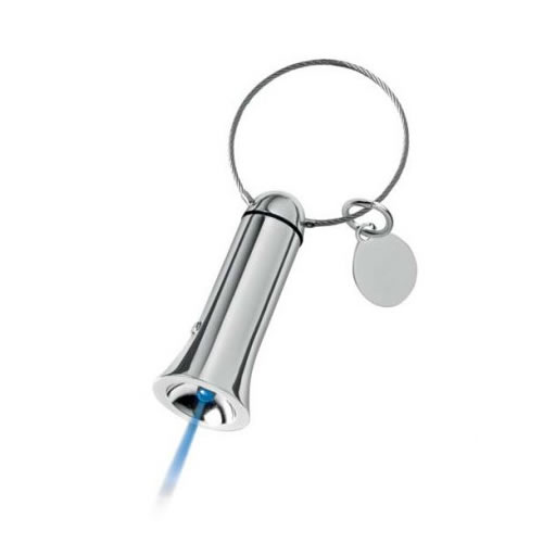 Silver Plated Torch Keyring - Business Gifts Supplier